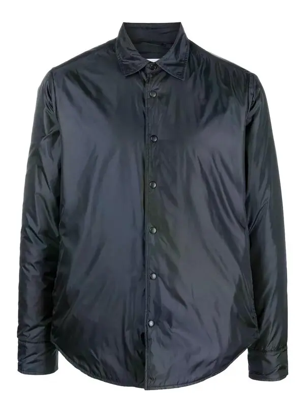 Aspesi Long-slevees Padded Overshirt - Blue