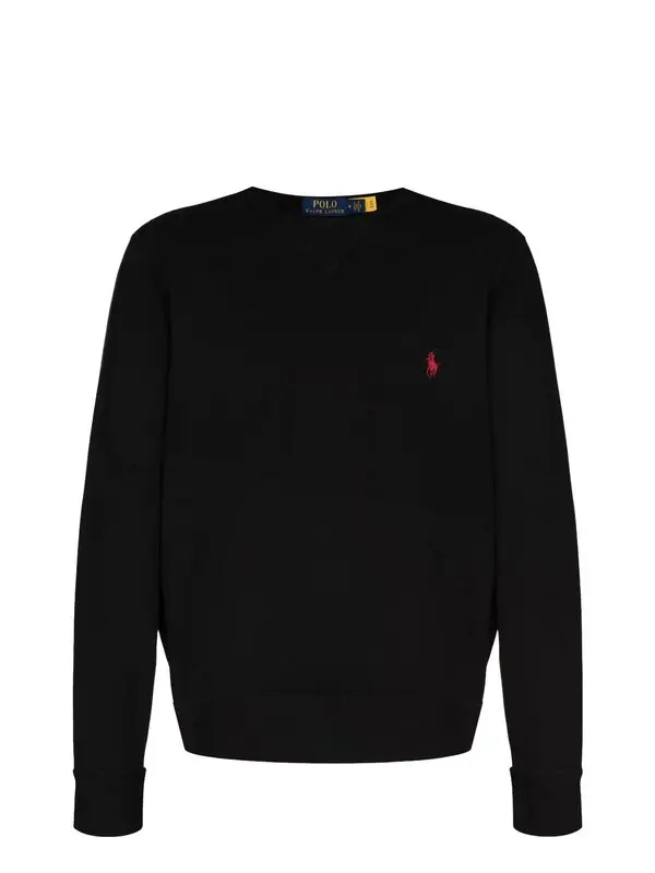 Polo Ralph Lauren Logo-embroidered Sweatshirt - Black