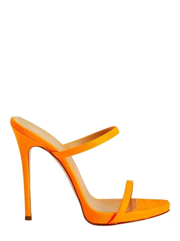GIUSEPPE ZANOTTI Darsey Stiletto Heel Sandals - Orange