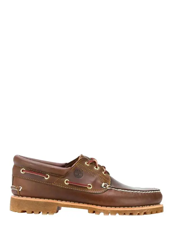 Timberland Leather Boat Shoes - Brown