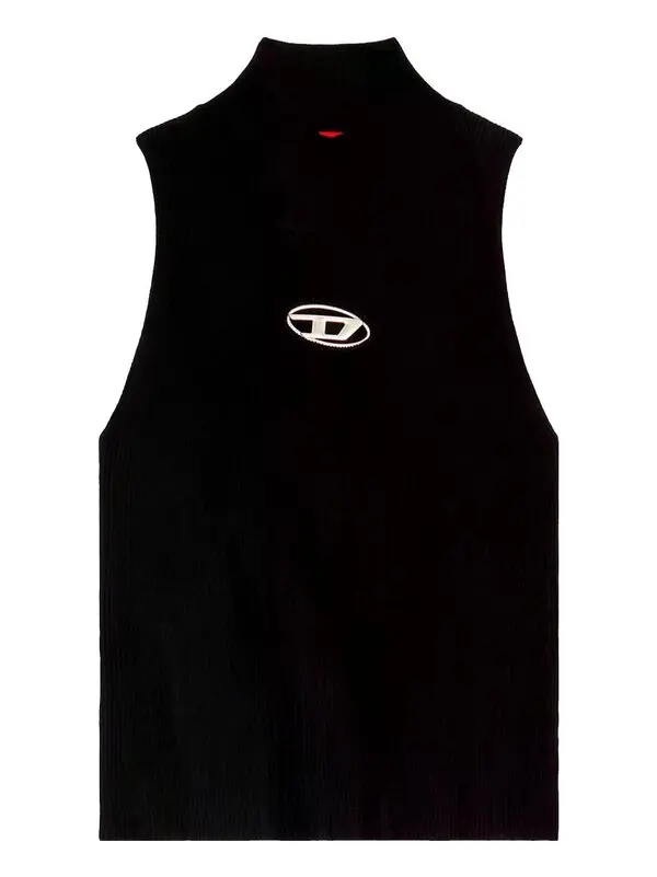 DIESEL® M-onervax Mock-neck Top - Black