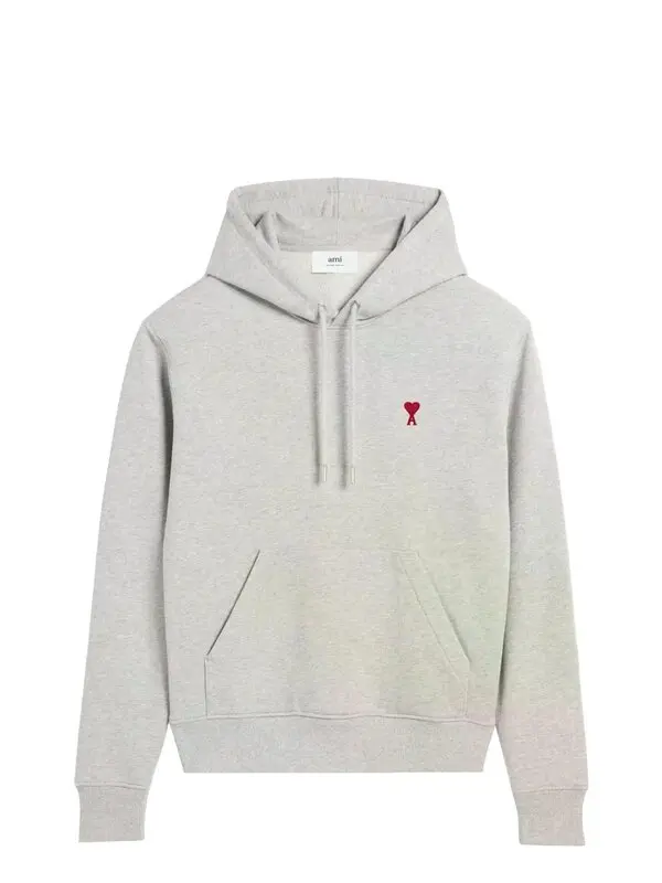 AMI Paris De Coeur Hoodie - Grey