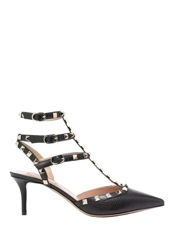 Valentino Garavani 65mm Rockstud Caged Heeled Pumps - Black