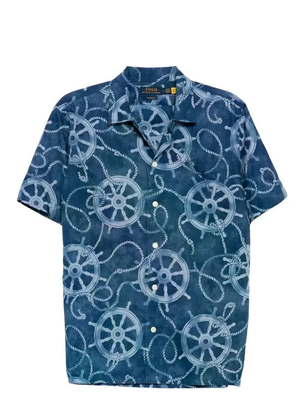 Polo Ralph Lauren Ships Wheel Vacation Shirt - Blue