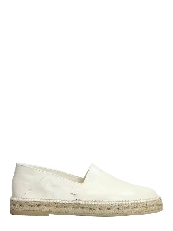 AMI Paris Leather Espadrilles - Neutrals