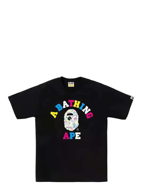 A BATHING APE Logo-print T-shirt - Black