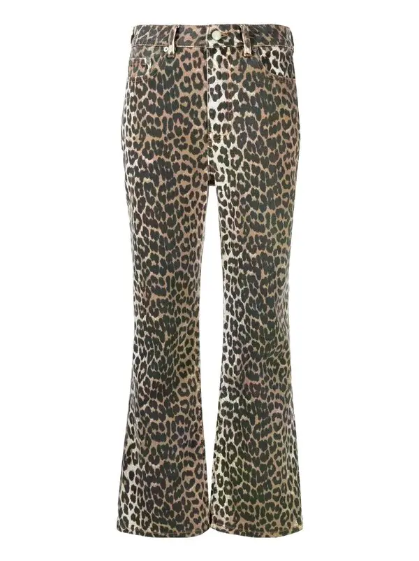 GANNI Betzy Jeans - Neutrals