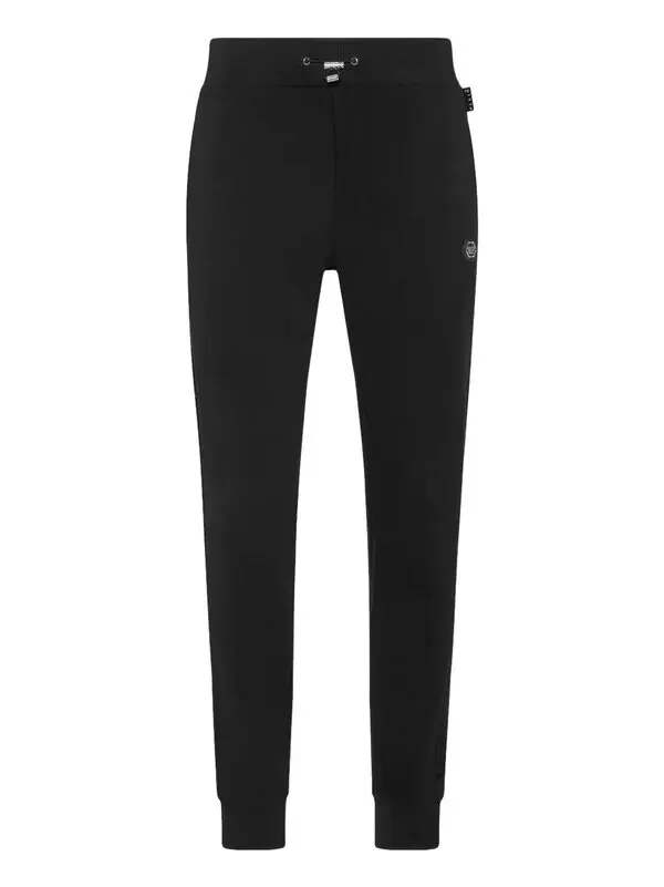 Philipp Plein Skull-studded Track Pants - Black