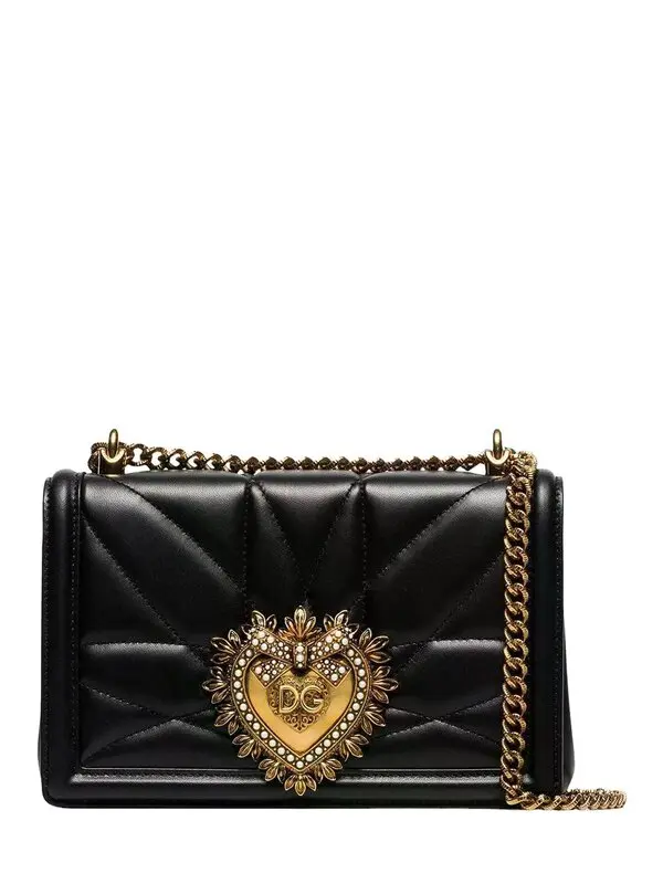 Dolce & Gabbana Devotion Shoulder Bag - Black