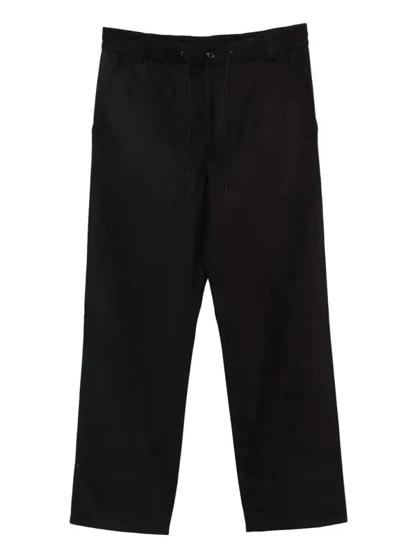 Moncler Virgin-wool Trousers - Blue