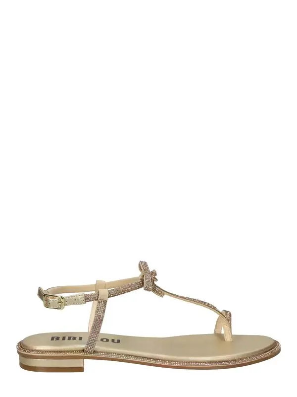 BIBI LOU Erin Glitter Sandals - Gold