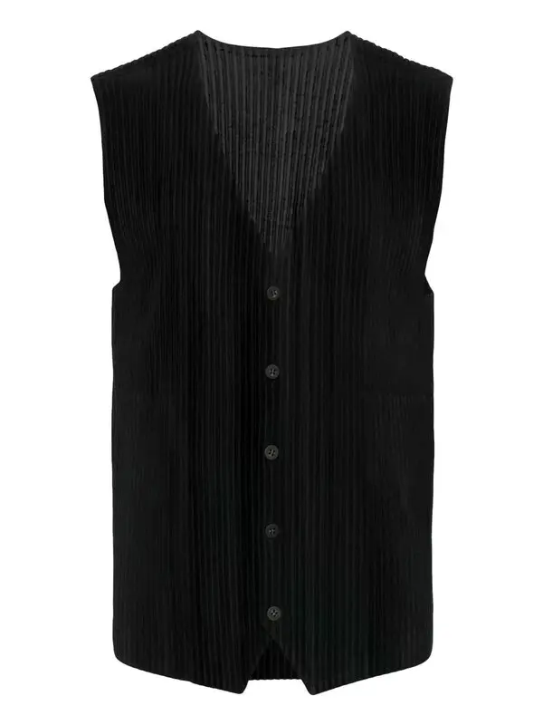 Issey Miyake Plissé Vest - Black