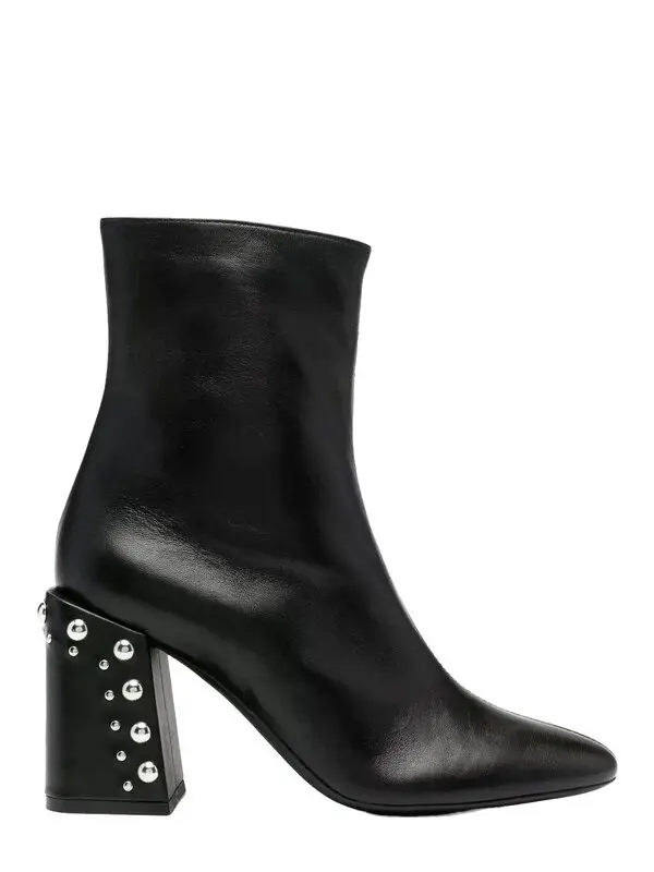 Furla Studded-heel 75mm Ankle Boots - Black