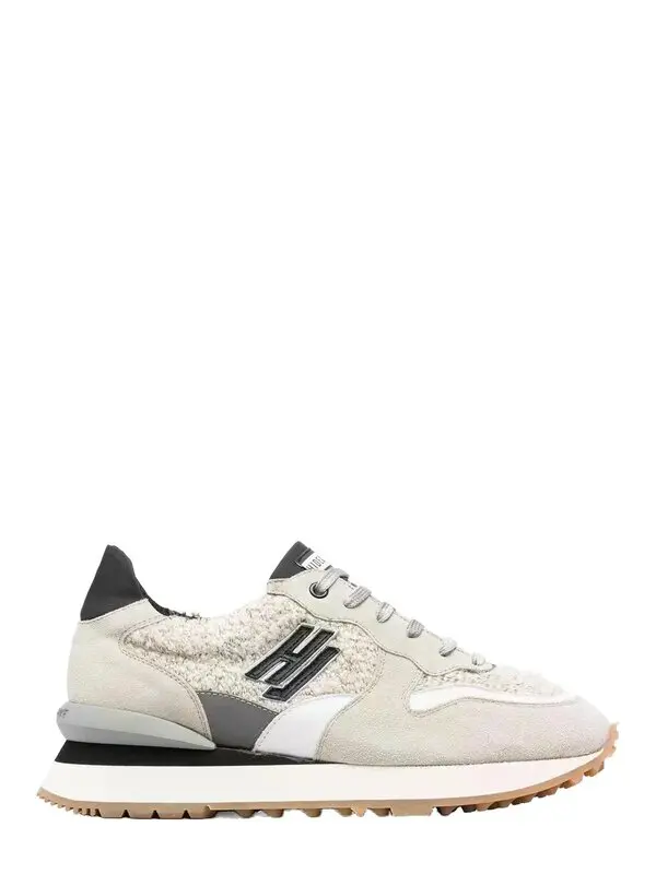 HIDE&JACK Side Logo-patch Low-top Sneakers - Neutrals