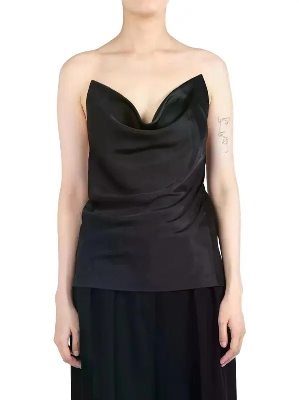 Y/project Evergreen Invisible Strap Top - Black