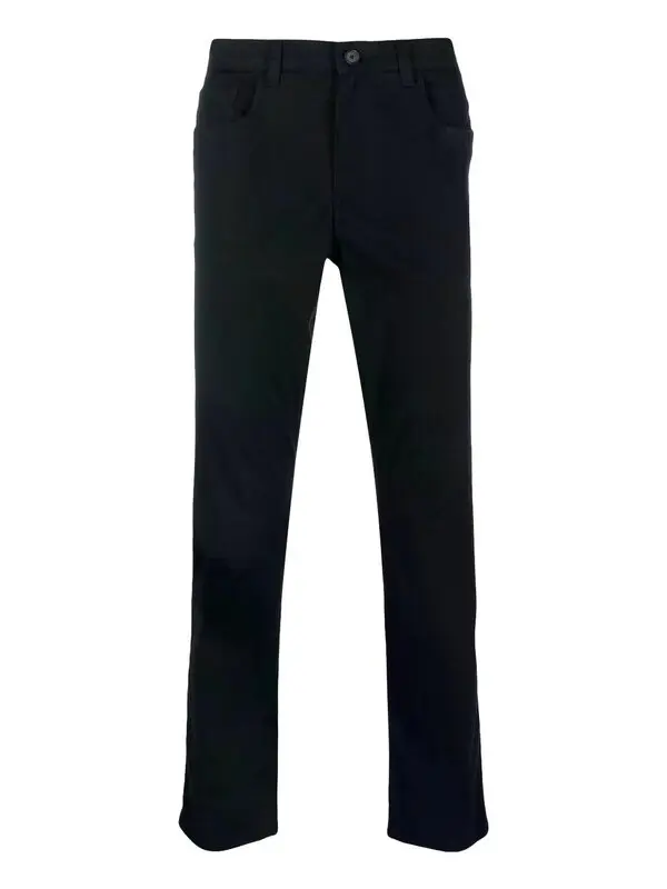 Vince Dylan Low-rise Straight-leg Trousers - Blue