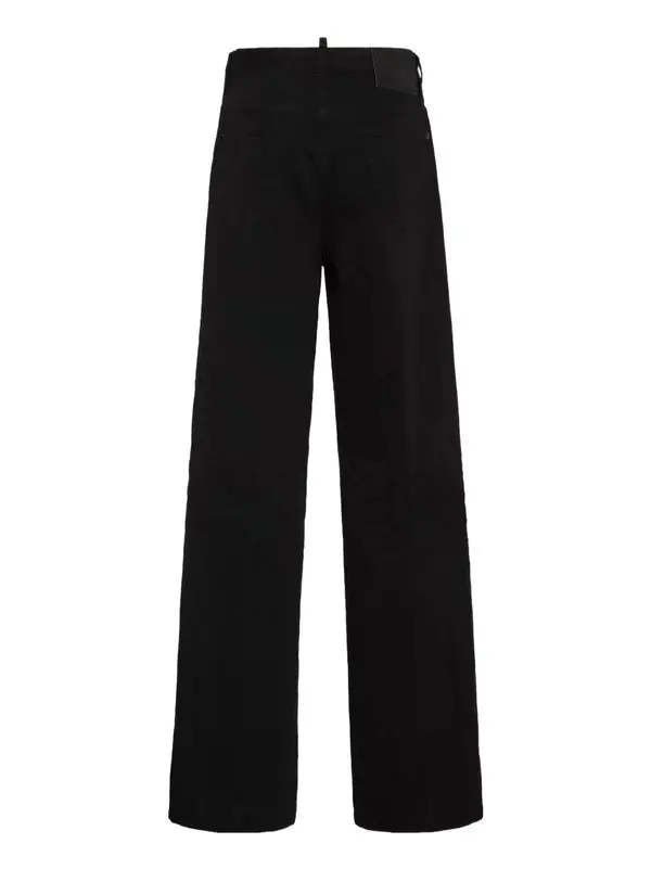 Dsquared2 Logo-patch Jeans - Black