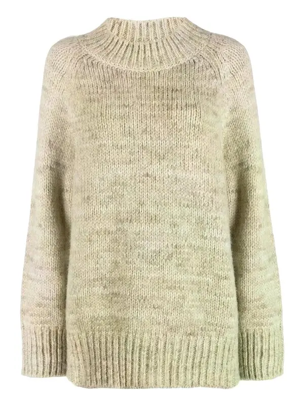 MAISON MARGIELA Botanical Dye Crew-neck Jumper - Neutrals