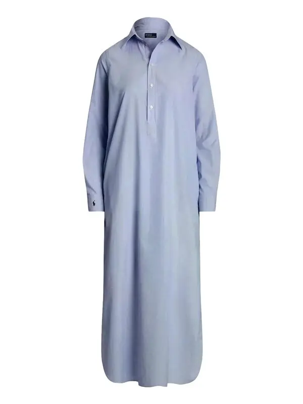 Polo Ralph Lauren Cotton Shirt Dress - Blue