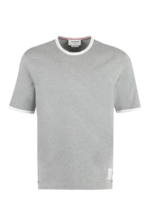 Thom Browne Ringer T-shirt - Grey