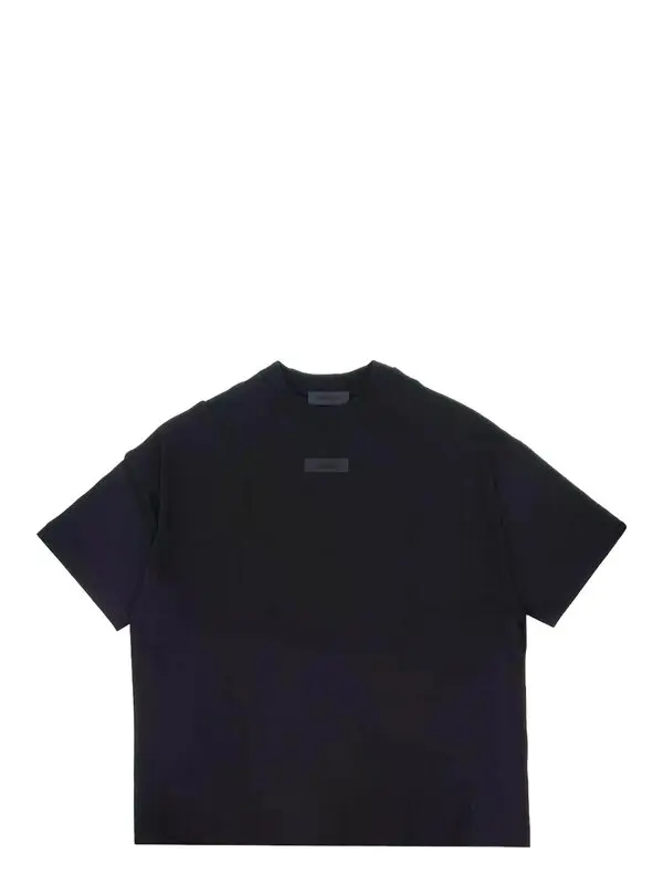 Fear Of God Logo-appliqué Cotton T-shirt - Black