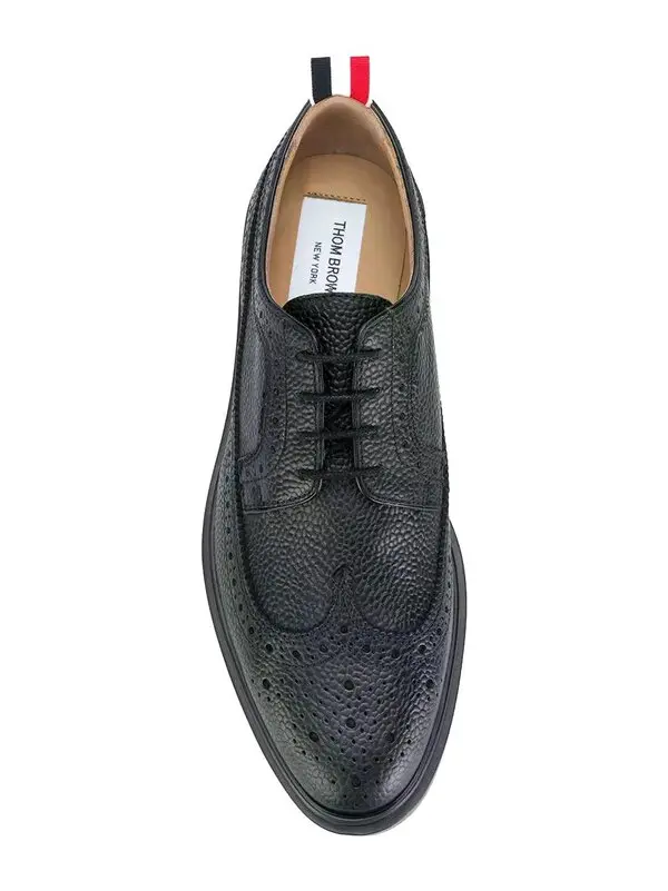 Thom Browne Longwing Leather Brogues - Black