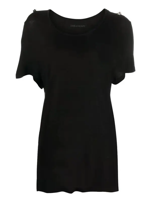Zadig&Voltaire Star-embellished Top - Black