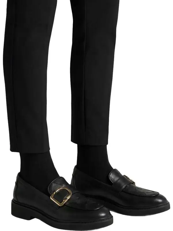Clarks Splend Penny Loafers - Black