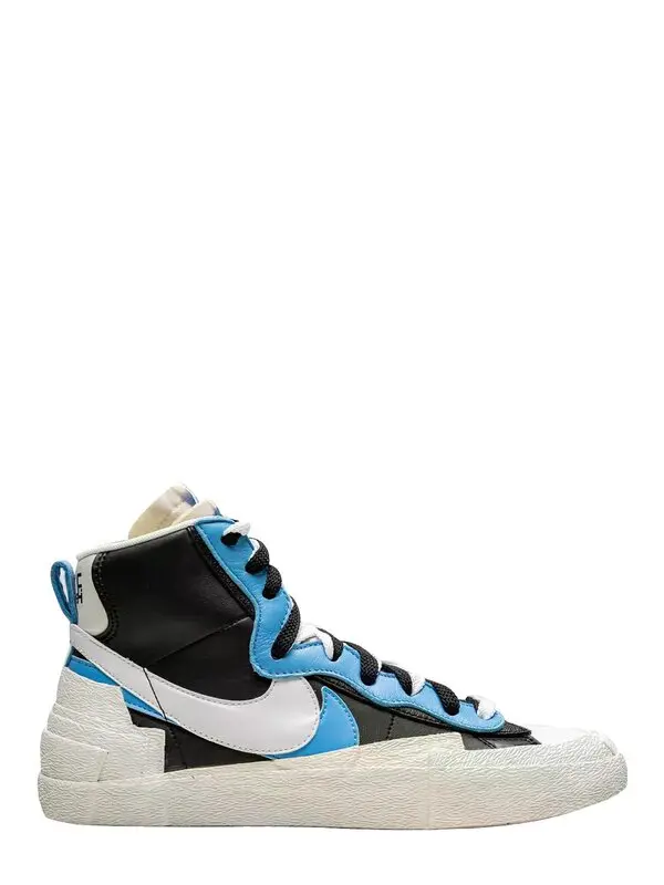 Nike X Sacai Blazer Mid University Blue Sneakers - Black