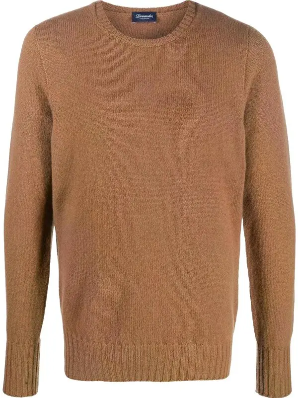 DRUMOHR Crew-neck Wool Jumper - Neutrals
