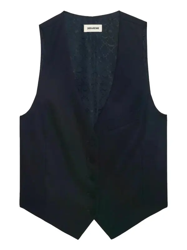 Zadig&Voltaire Emaux Waistcoat - Blue