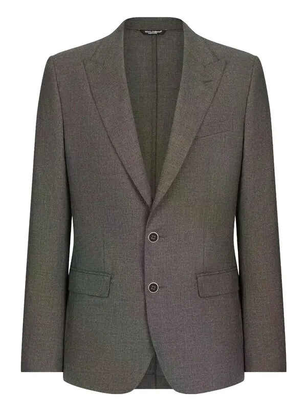 Dolce & Gabbana Virgin Wool Blazer - Grey