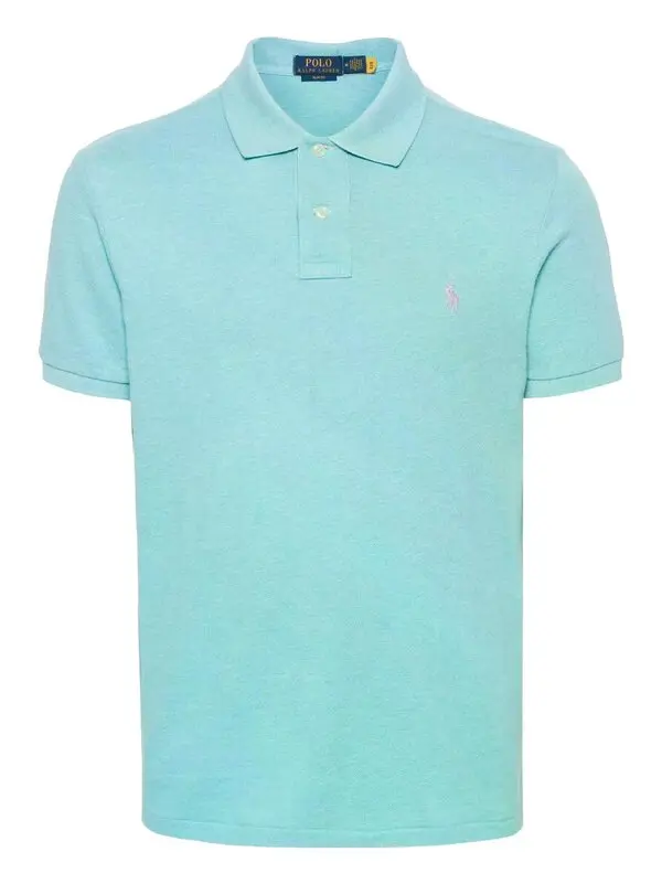 Polo Ralph Lauren Embroidered Polo Pony Polo Shirt - Blue