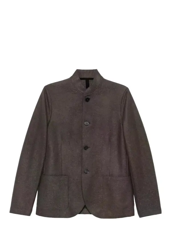 Harris Wharf London Nehru Jacket - Grey