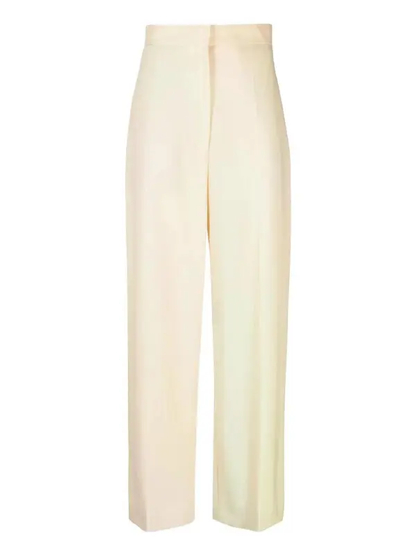 THE ROW Gordon Virgin Wool Trousers - Neutrals