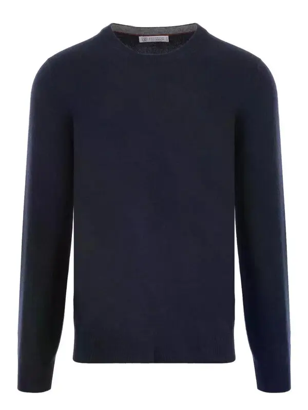 Brunello Cucinelli Crew-neck Cashmere Jumper - Blue