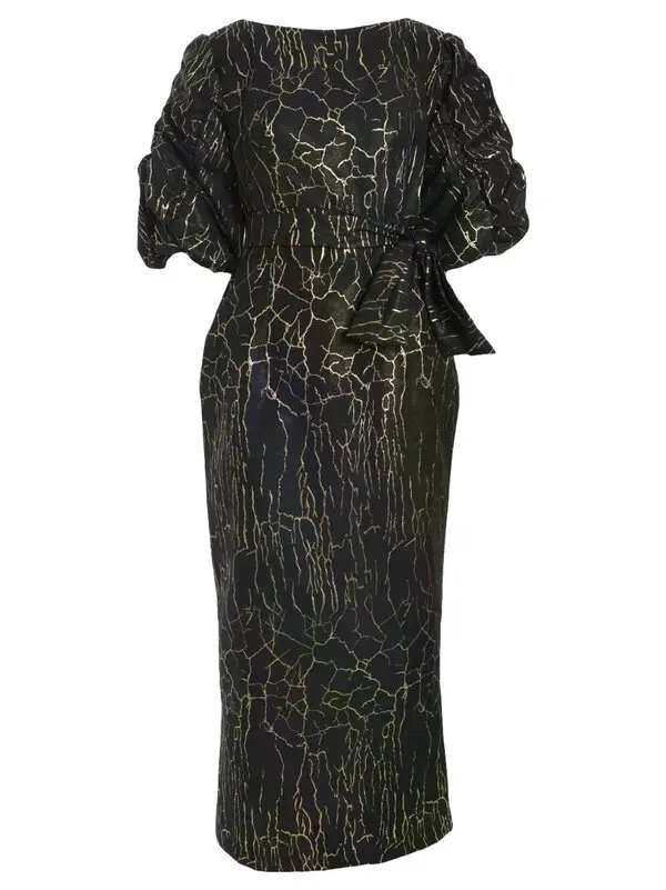 BARUNI Sedum Midi Dress - Black