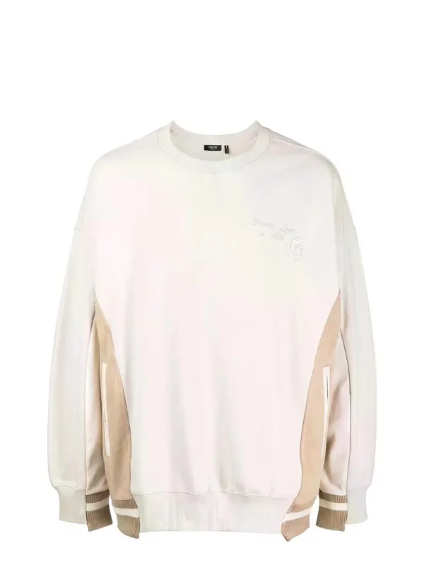 FIVE CM Embroidered Logo Sweatshirt - Neutrals