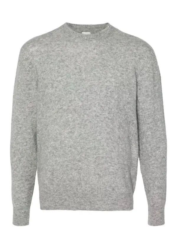 Eleventy Mélange Cashmere-silk Sweater - Grey