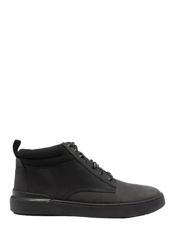 Clarks Courtlite Mid Leather Boots - Black