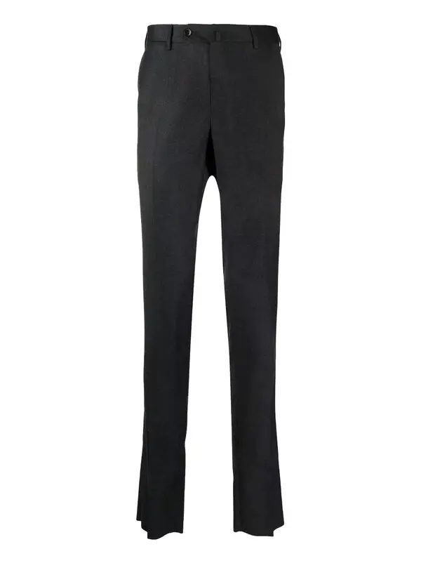 PT TORINO Slim-cut Tailored Trousers - Grey