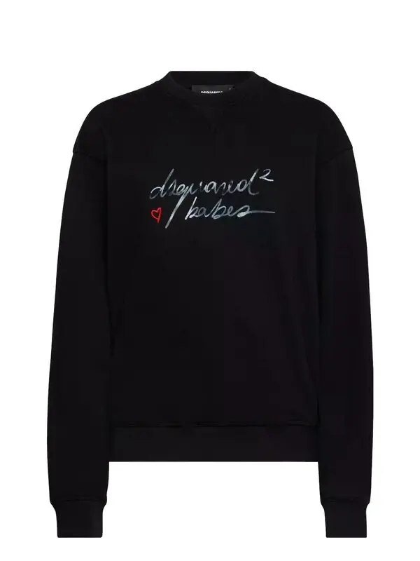 Dsquared2 Logo-print Sweatshirt - Black