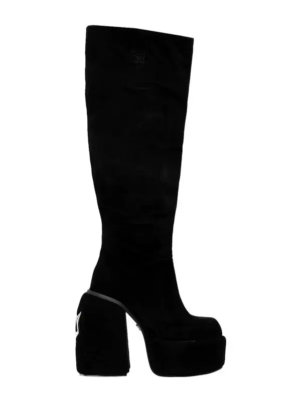 NAKED WOLFE Space Platform Boots - Black