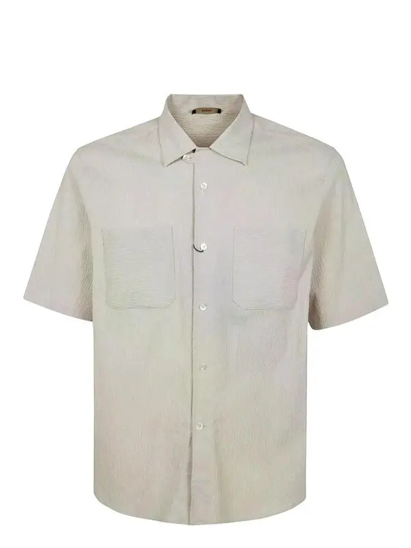 Herno Striped Shirt - Neutrals