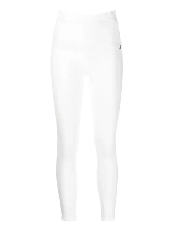 Patrizia Pepe Cropped Slim-fit Jeggings - White