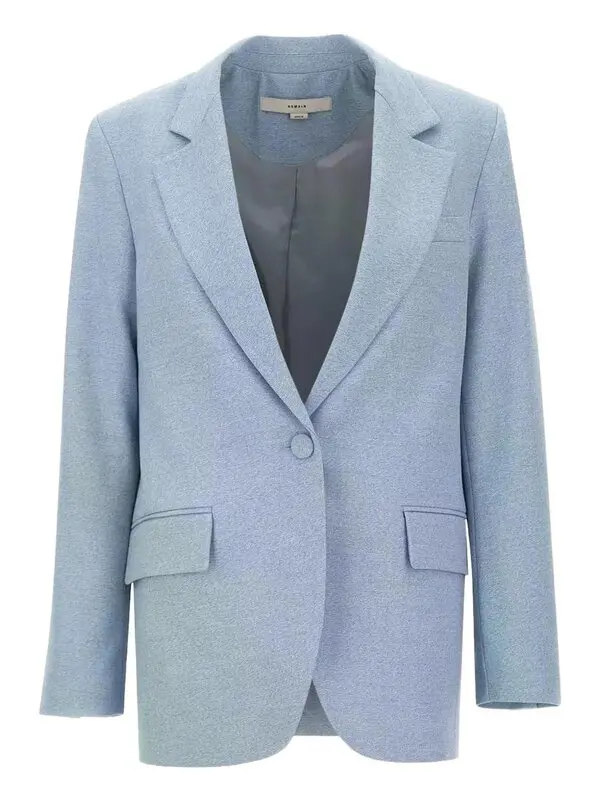 Remain Birger Christensen Single-breasted Blazer - Blue