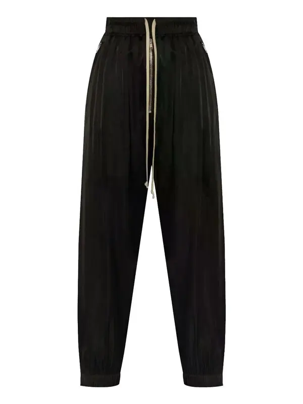Rick Owens Satin Trousers - Black