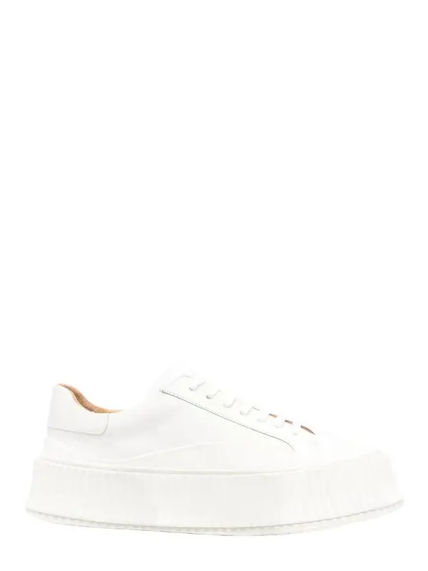 JIL SANDER Low-top Lace-up Sneakers - Neutrals