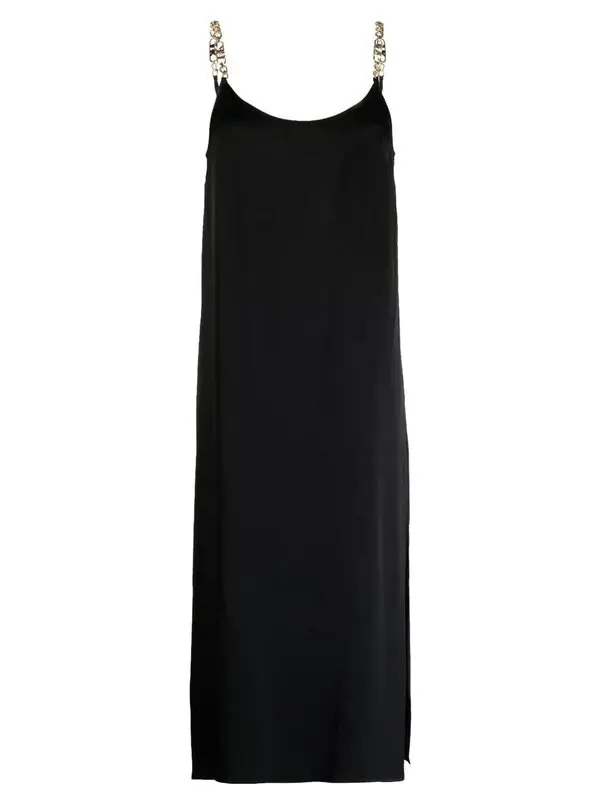 Michael Kors Chain-link Crepe Midi Dress - Black