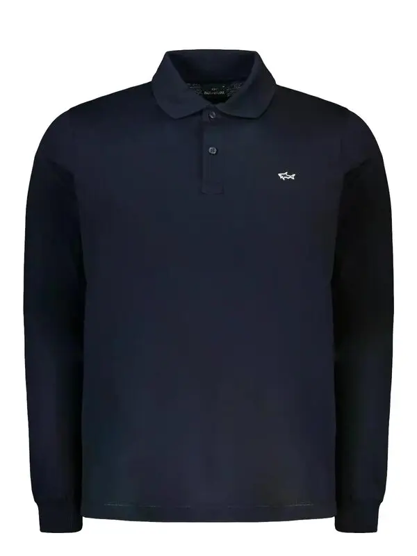 Paul & Shark Long-sleeve Polo Shirt - Blue